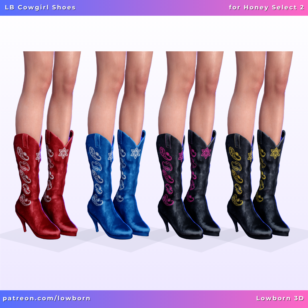 HS2 Cowgirl Outfit - Lowborn 3D